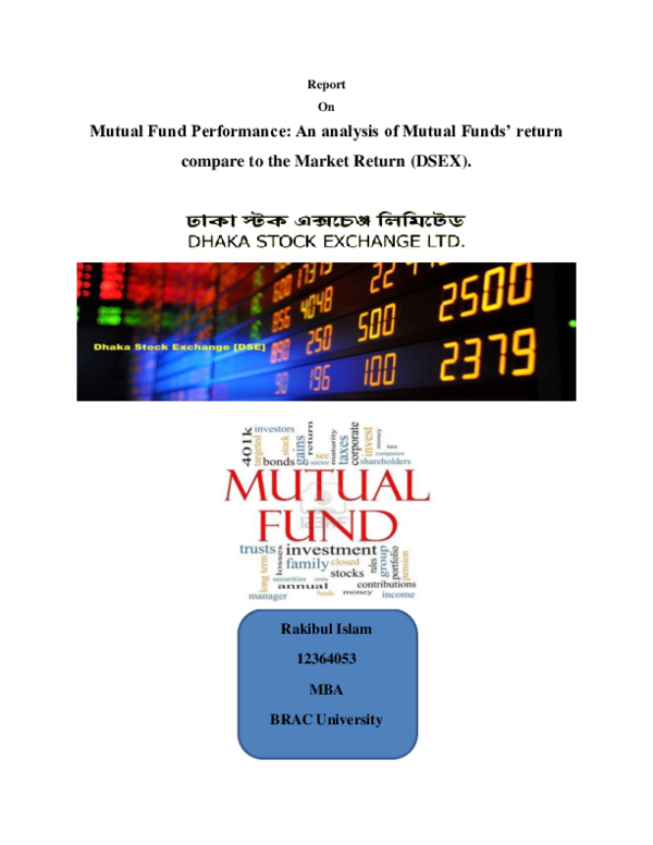 (PDF) Mutual fund performance: an analysis of mutual funds’ return ...