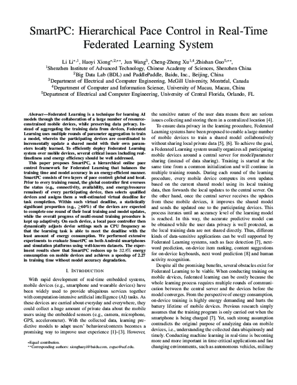 (PDF) SmartPC: Hierarchical Pace Control in Real-Time Federated ...