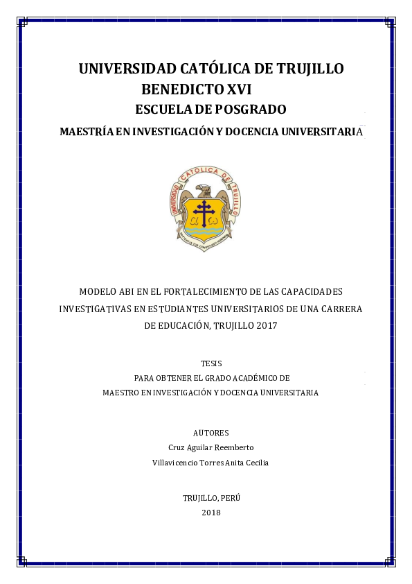 (PDF) Modelo ABI en el fortalecimiento de las capacidades ...