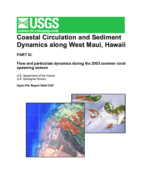 (PDF) U.S. Geological Survey Open-File Report 2004-1287 Coastal Circulation and Sediment