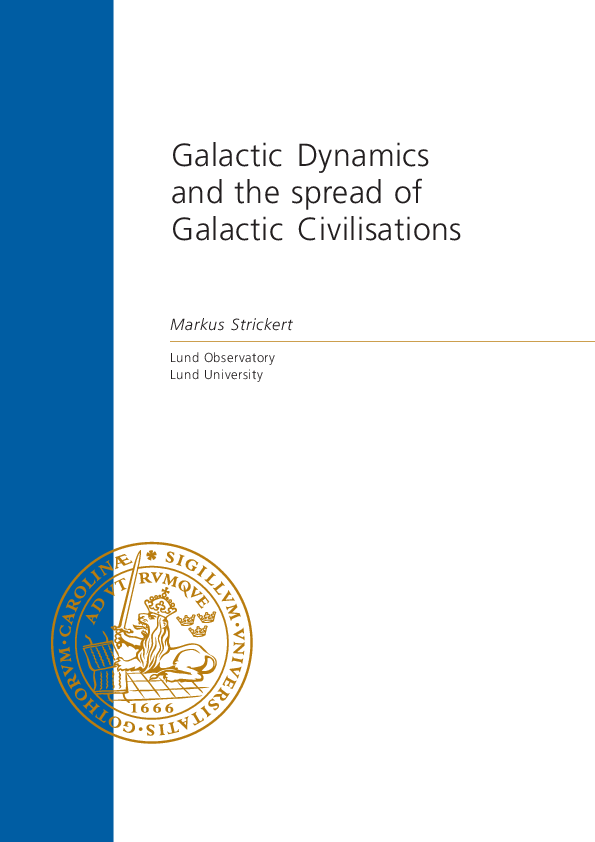 (PDF) Galactic Dynamics and the spread of Galactic Civilisations