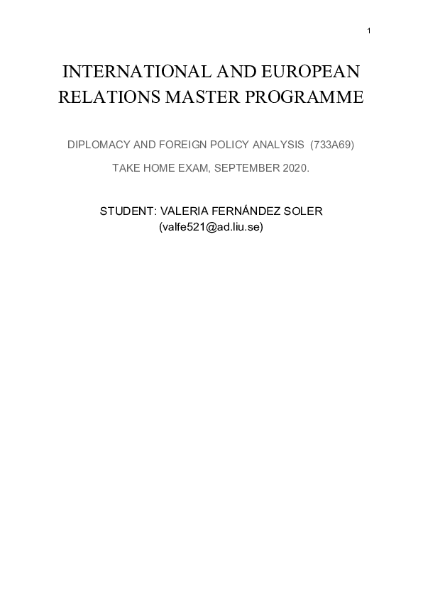 (PDF) Coercive Diplomacy.