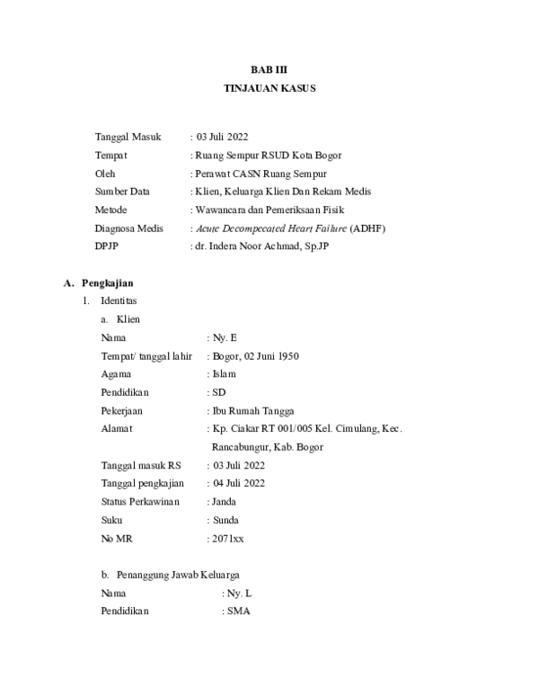 (DOC) BAB III SEMPUR ADHF