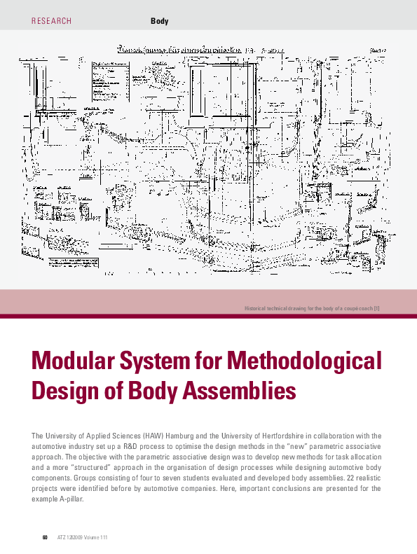 (PDF) Modular system for methodological design of body assemblies