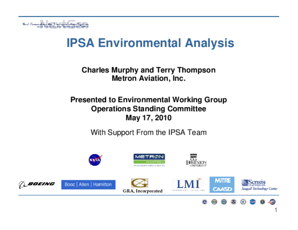 (PDF) IPSA Environmental Analysis