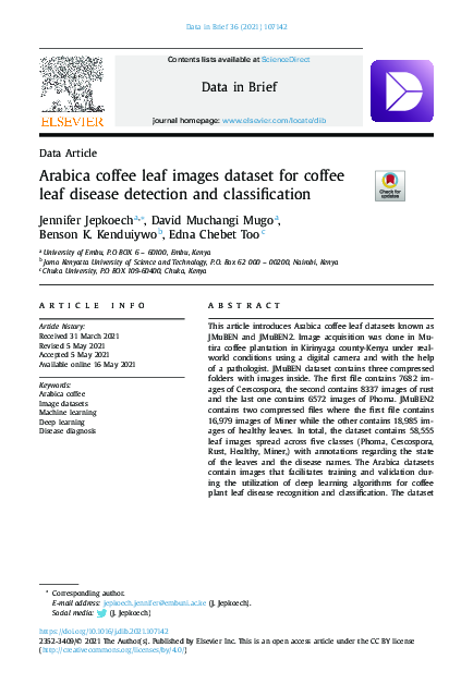 (PDF) Arabica coffee leaf images dataset for coffee leaf disease ...