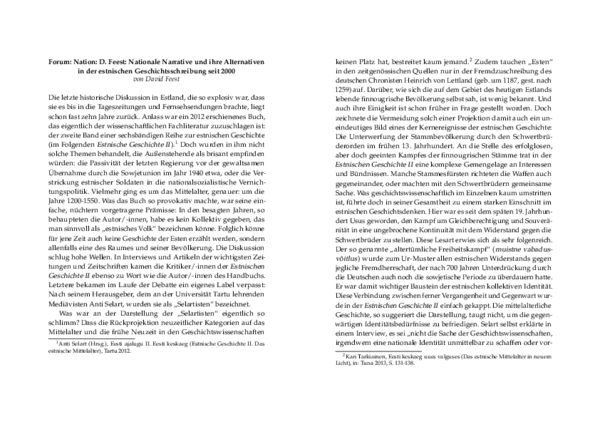 (PDF) Nationale Narrative und ihre Alternativen in der estnischen ...