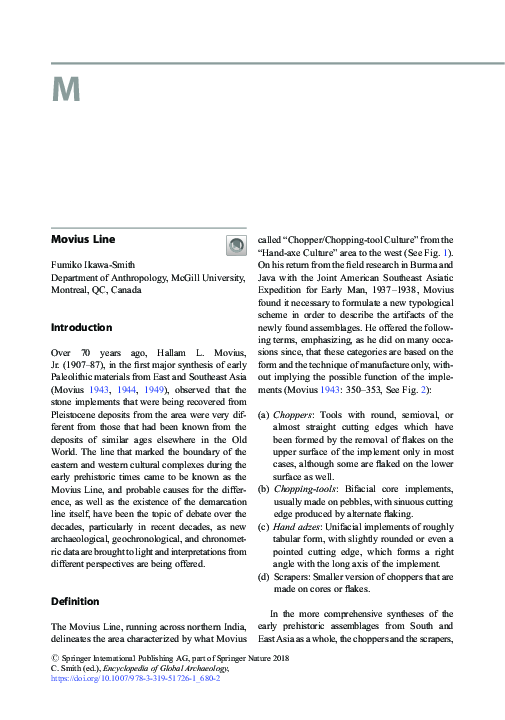 (PDF) Movius Line