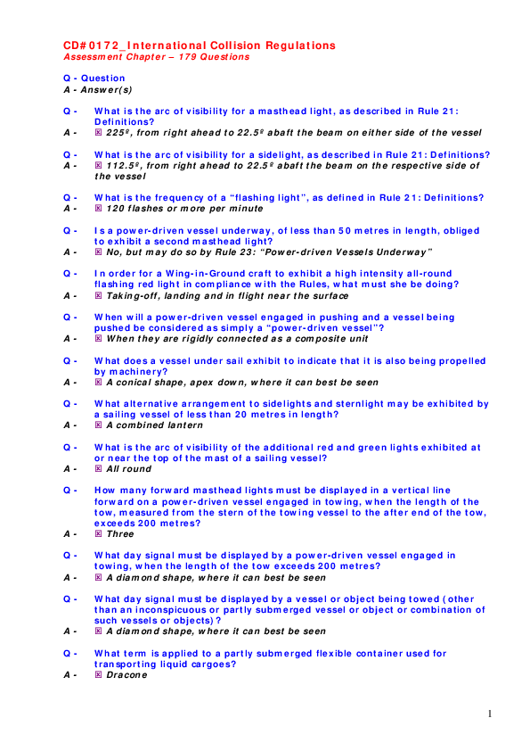 (PDF) CD 0172 International Collision Regulations | Rodrigo II Eucogco ...