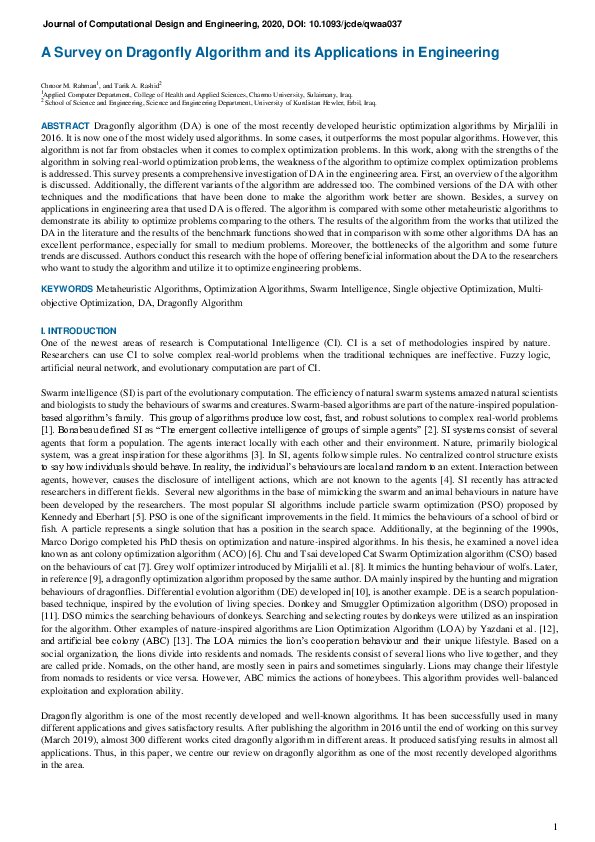 (PDF) Genetic Algorithm and its Applications to Mechanical Engineering: A Review