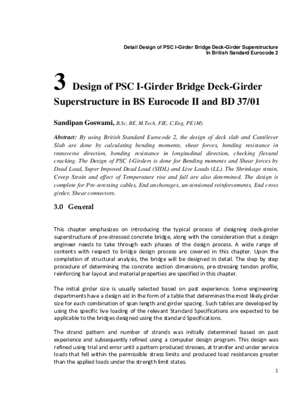 (PDF) Detail Design of Bridge Abutment in BS Eurocode II / BD 37/01 ...