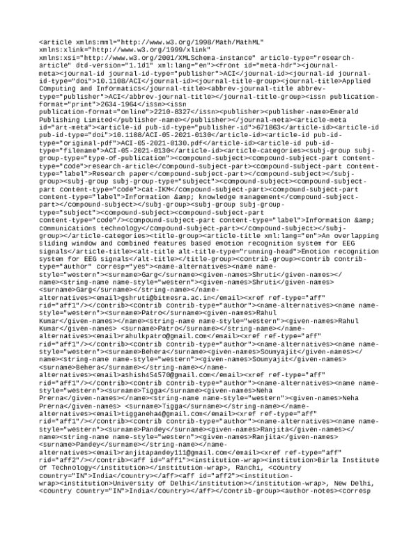 An overlapping sliding window and combined features based emotion ...
