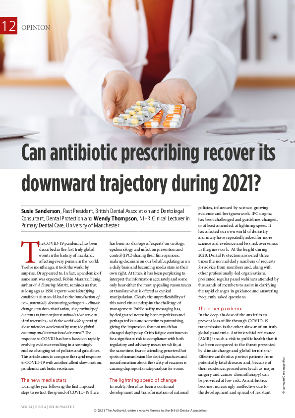 (PDF) Can antibiotic prescribing recover its downward trajectory during ...