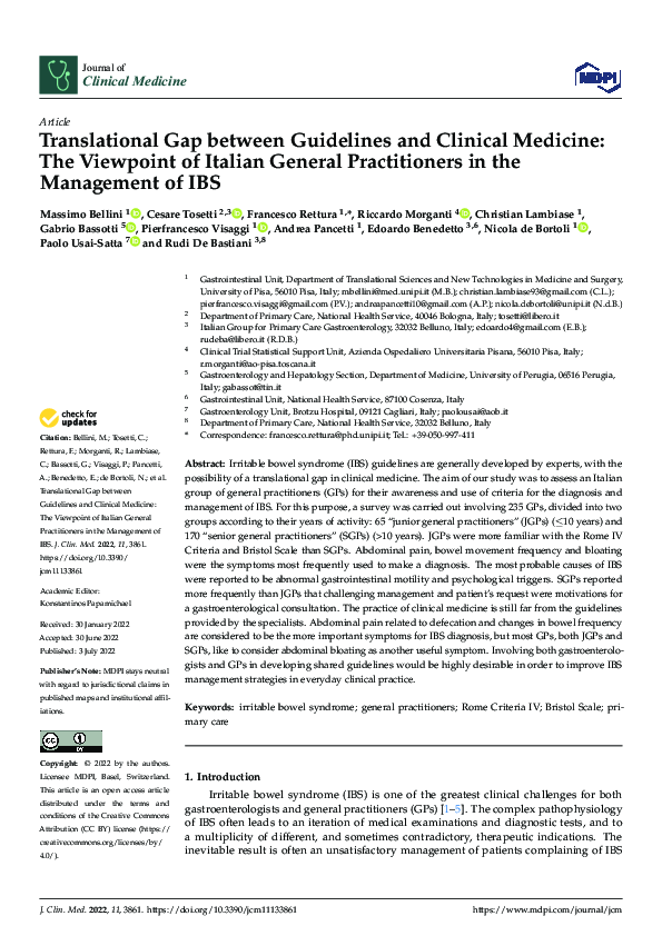 (PDF) Translational Gap between Guidelines and Clinical Medicine: The ...