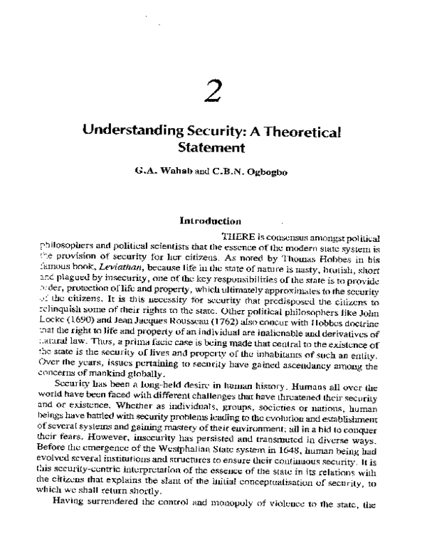 (PDF) Understanding Security (PDF) Understanding Security