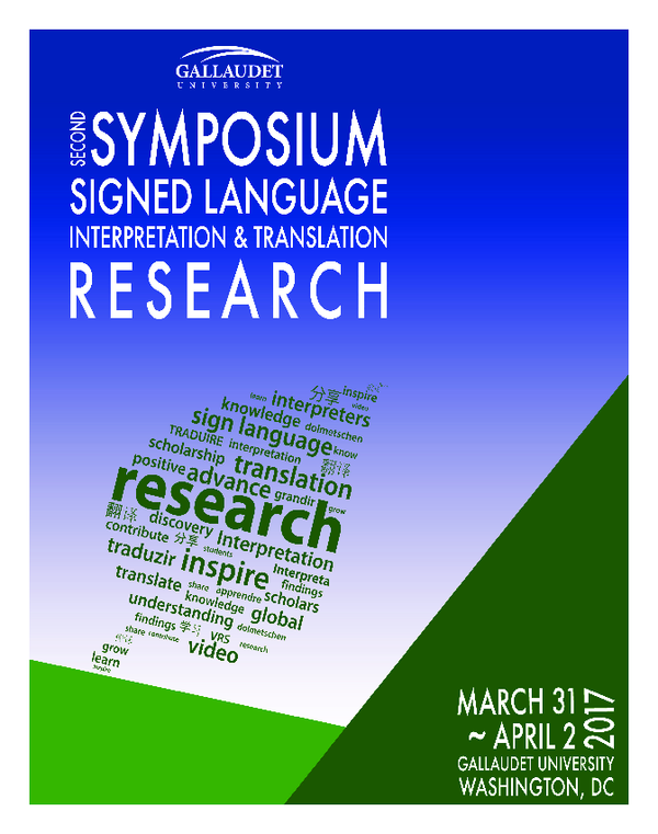 (PDF) Introducing Research to Sign Language Interpreter Students