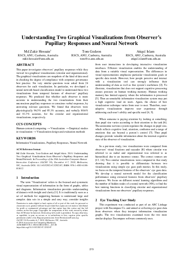 (PDF) Understanding two graphical visualizations from observer's pupillary responses and neural ...