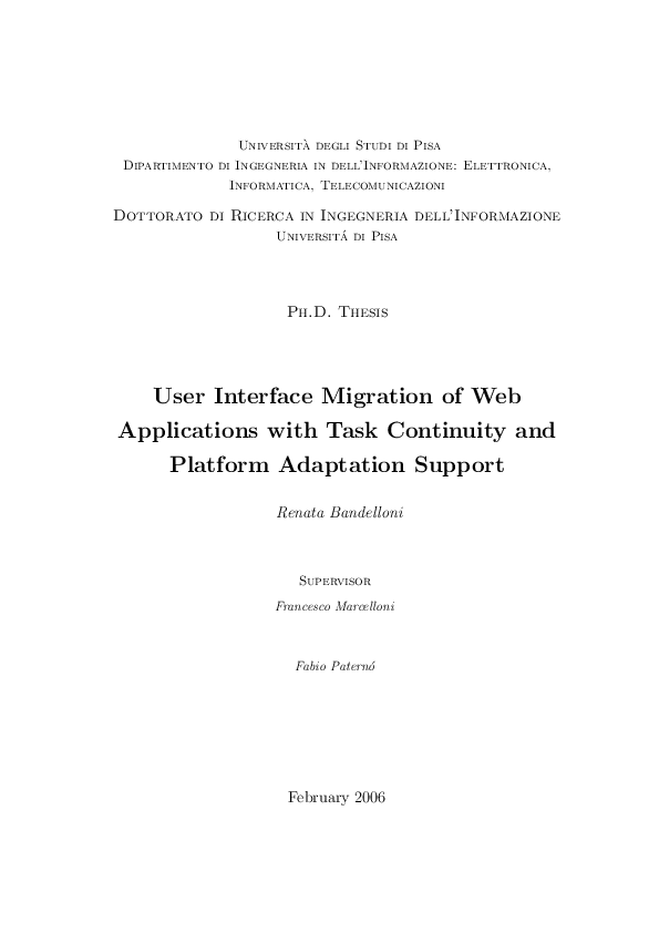 (PDF) User Interface Migration of Web Applications with Task continuity ...