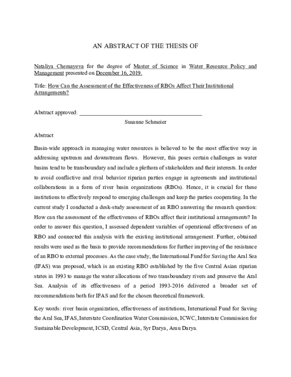 (PDF) How Can the Assessment of the Effectiveness of RBOs Affect Their ...