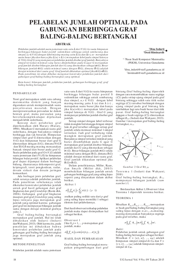 (PDF) Pelabelan Jumlah Optimal Pada Gabungan Berhingga Graf Baling ...