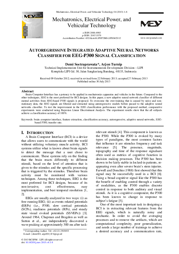 (PDF) Autoregressive Integrated Adaptive Neural Networks Classifier for ...