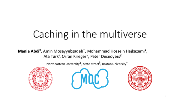 (PDF) Caching in the Multiverse