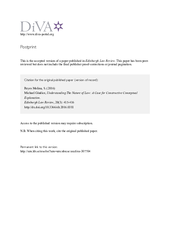 (PDF) Michael Giudice,Understanding The Nature of Law: A Case for ...