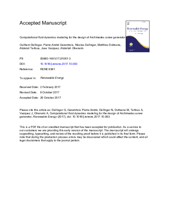 Pdf Computational Fluid Dynamics Modeling For The Design Of Large Primary Settling Tanks