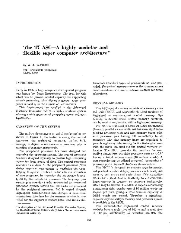 (PDF) The TI ASC