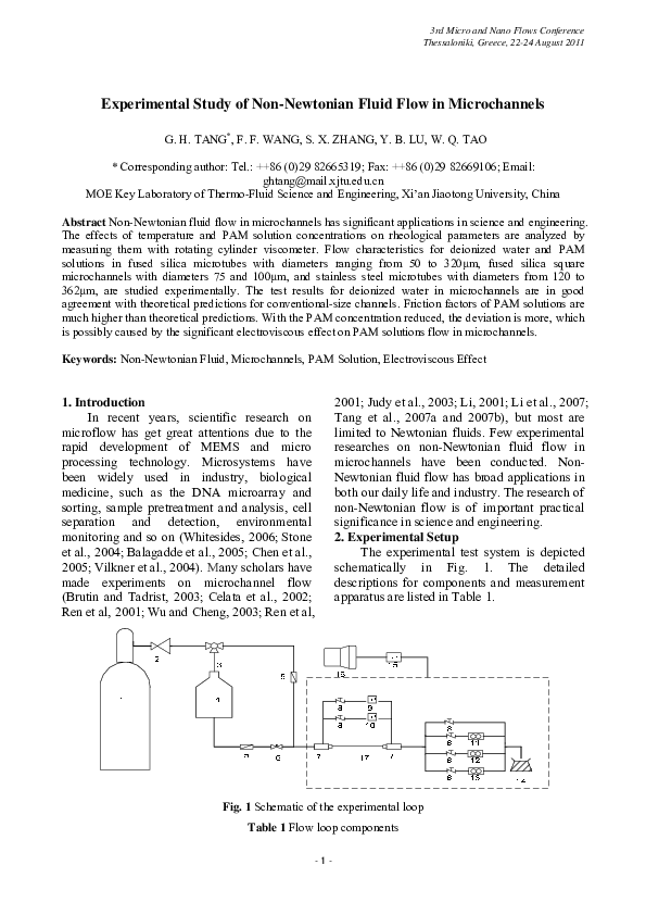 (PDF) An experimental study of non-newtonian fluid flow through fixed and fluidized beds of non ...