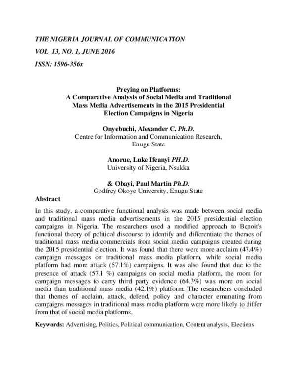 (PDF) Preying on Platforms: A Comparative Analysis of Social Media and ...