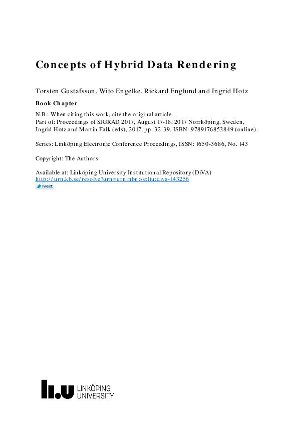 Pdf Concepts Of Hybrid Data Rendering Ingrid Hotz 