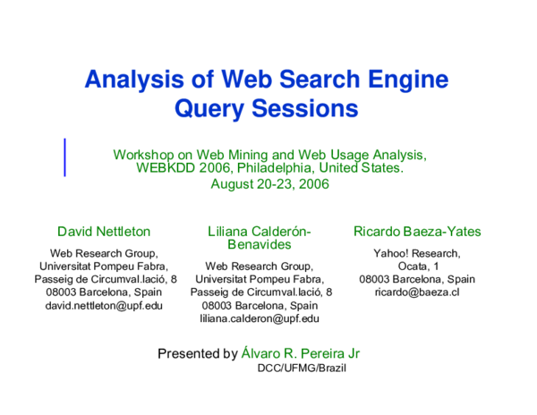 (PDF) Query Sessions