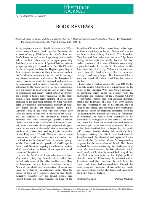 (PDF) Who Made Early Christianity? The Jewish Lives of the Apostle Paul ...