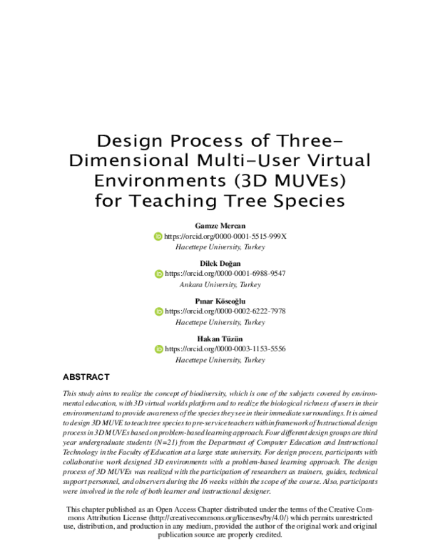 (PDF) Design Process of Three-Dimensional Multi-User Virtual ...