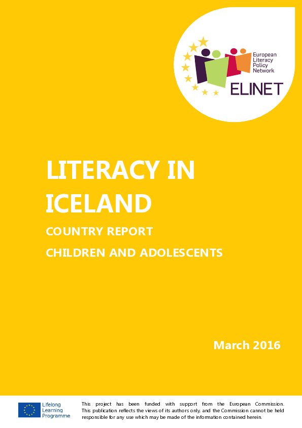 (PDF) Literacy in Iceland. Country Report. Children and adolescents