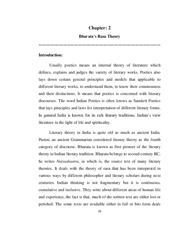 (PDF) Nishi Rasa Theory