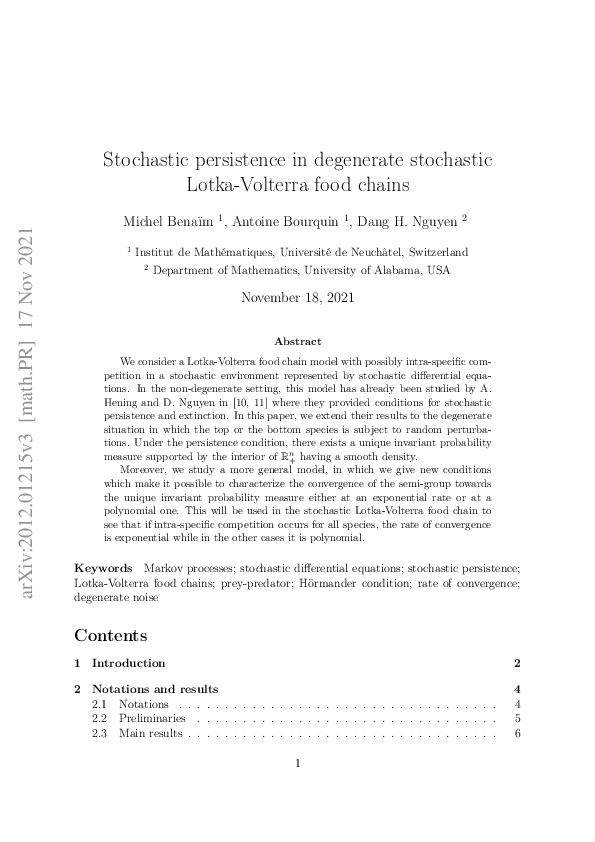 Stochastic persistence in degenerate stochastic Lotka-Volterra food chains