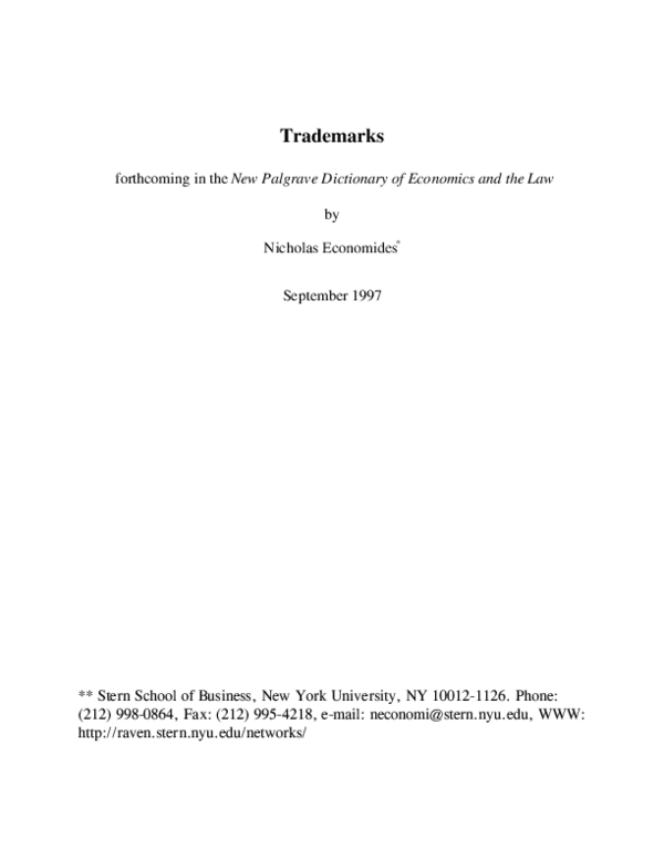 (PDF) Nicholas Economides