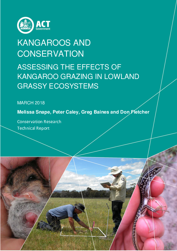 (PDF) Kangaroos and Conservation Assessing the Effects of Kangaroo ...