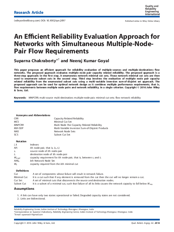 (PDF) An efficient reliability evaluation approach for system-level ...