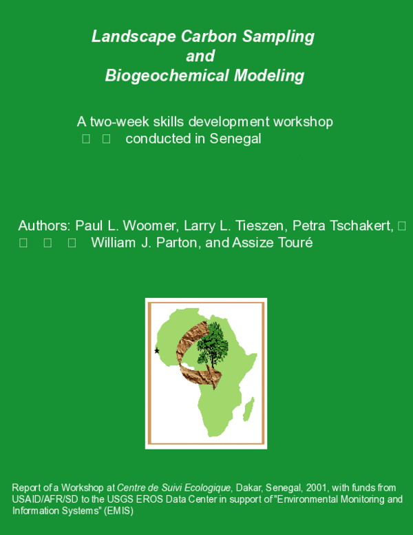 (PDF) Landscape Carbon Sampling and Biogeochemical Modeling | Assize Touré - Academia.edu