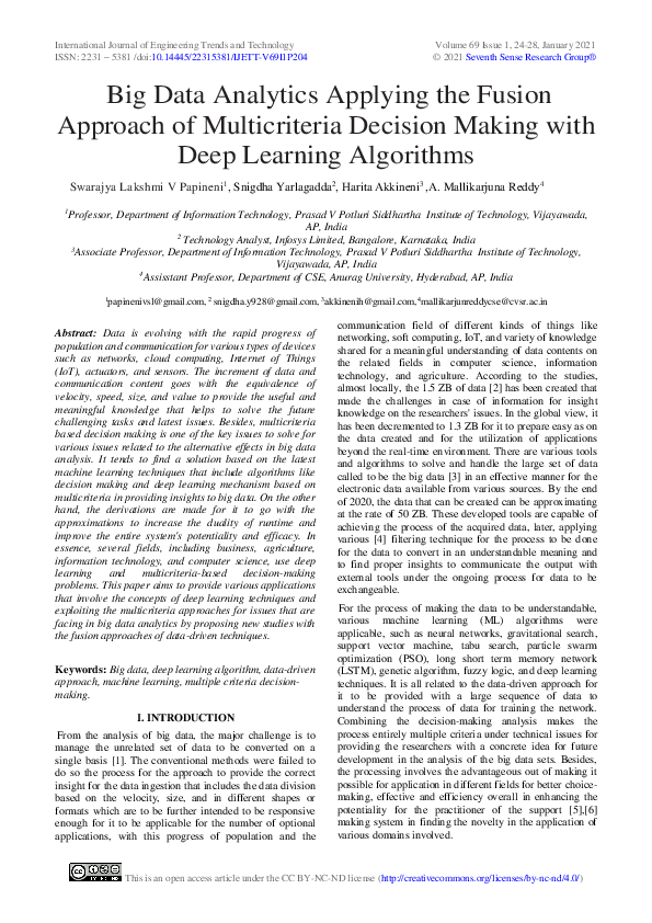 (PDF) Big Data Analytics Applying the Fusion Approach of Multicriteria Decision Making with Deep ...