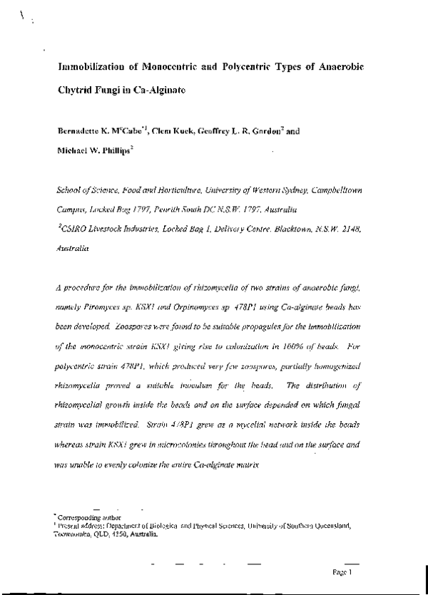 (PDF) Immobilization of monocentric and polycentric types of anaerobic ...