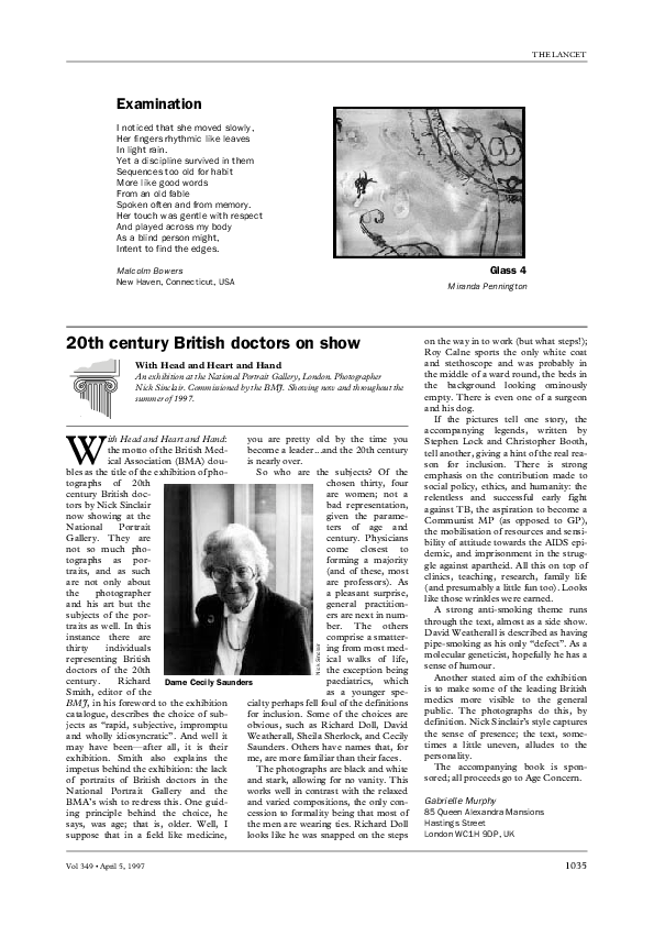 (PDF) 20th century British doctors on show