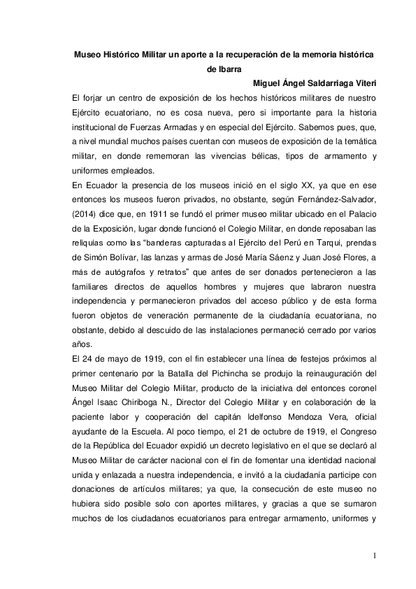 (PDF) Articulo museo centro cultural el cuartel