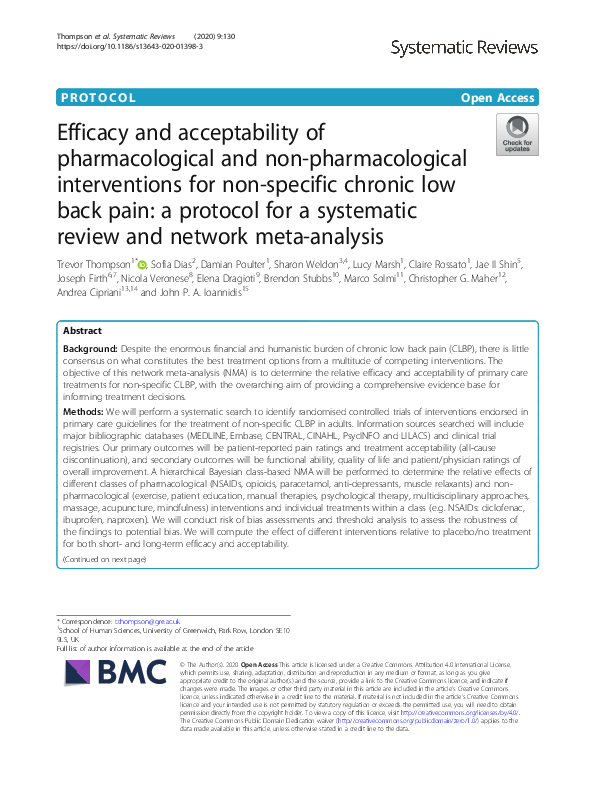 (PDF) Efficacy and acceptability of pharmacological and non-pharmacological interventions for ...