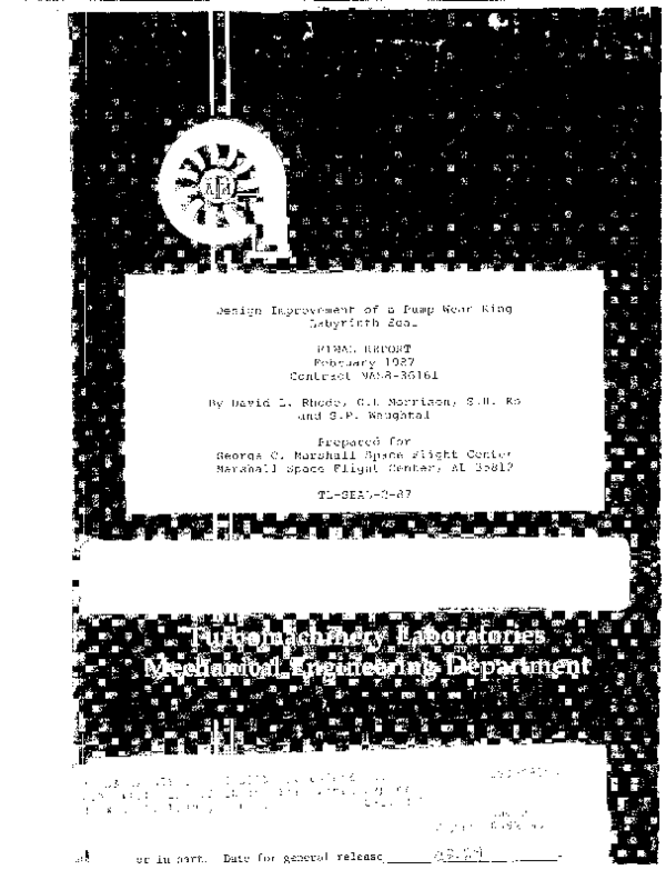 (PDF) Design improvement of a pump wear ring labyrinth seal | ali audu ...