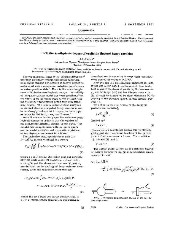 (PDF) Inclusive semileptonic decays of explicity flavored heavy particles