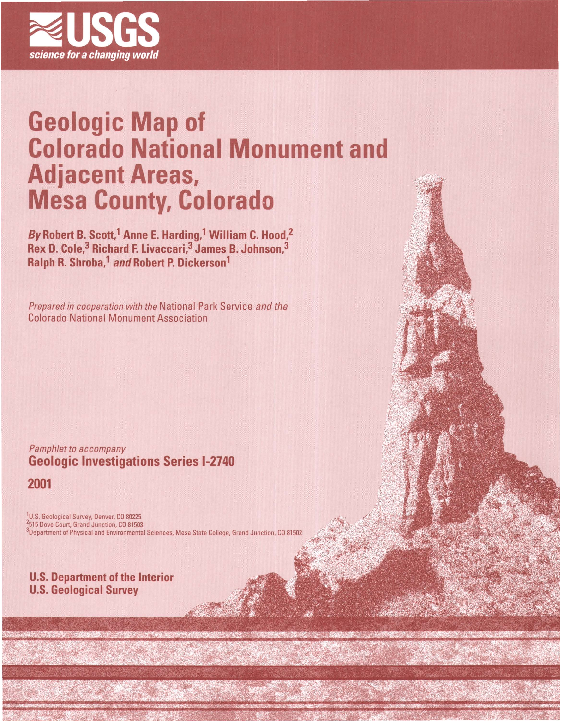 (PDF) Geologic map of Colorado National Monument and adjacent areas ...